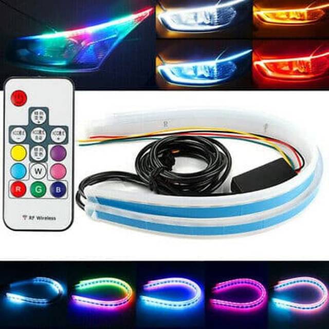 Jual Led alis rgb remot super slim 12/24 volt | Shopee Indonesia