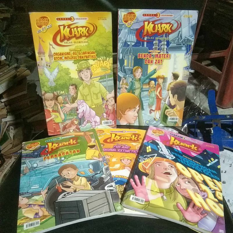 Jual majalah kuark kelas olimpiade 5-6 sd edisi 1,26,,8,9 sepaket ...