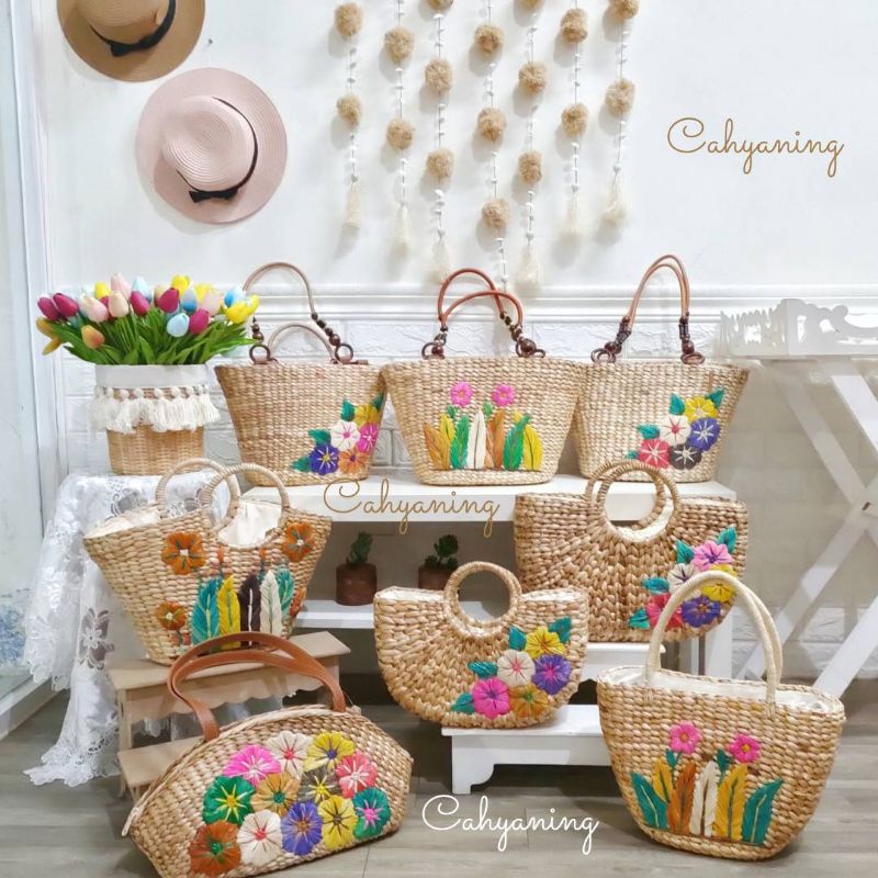 Jual READY TAS ENCENG SULAM CAMPUR / Tas Anyaman / Tas Jogja | Shopee ...