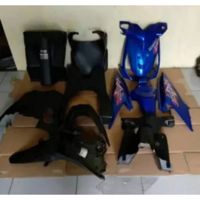 Jual Honda beat karbu beat lama Cover full body kasar halus biru plus ...