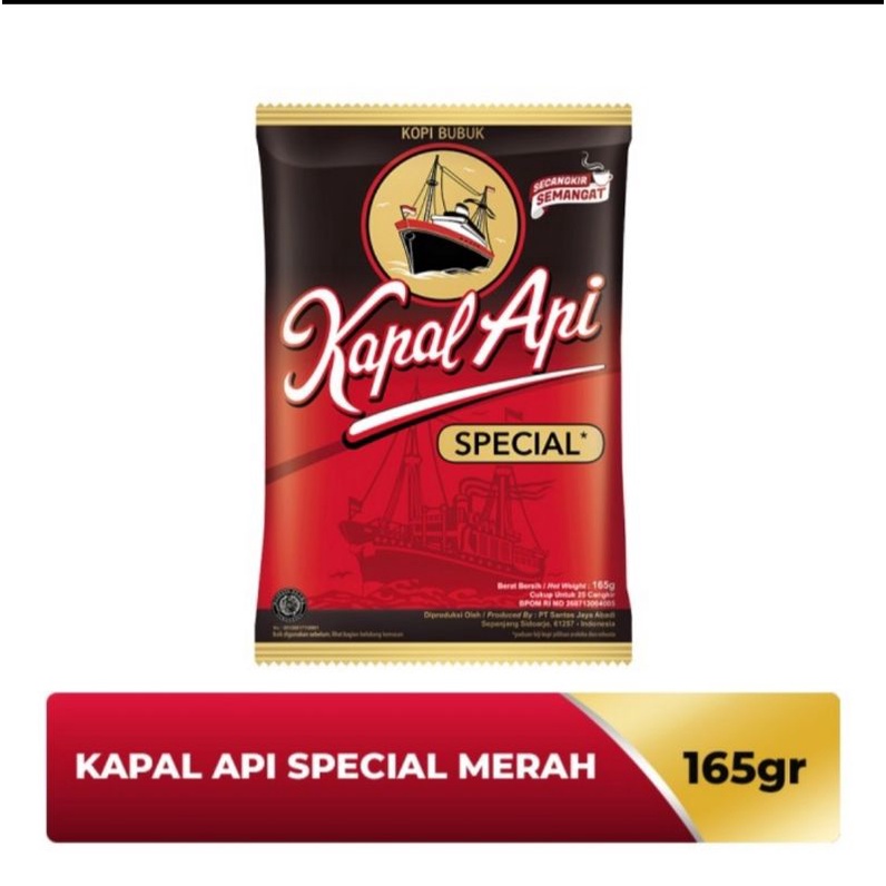 Jual Kopi Kapal Api Special 165 Gram | Shopee Indonesia