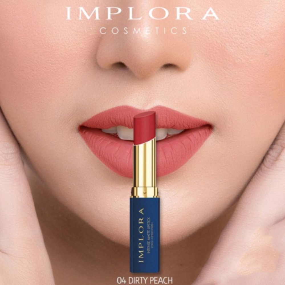 Jual Implora Intense Matte Lipstick Long Lasting Finish Original ...