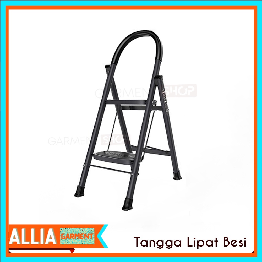 Jual Tangga Besi Lipat 2 Tingkat Dengan Busa Dudukan Alat Pertukangan ...