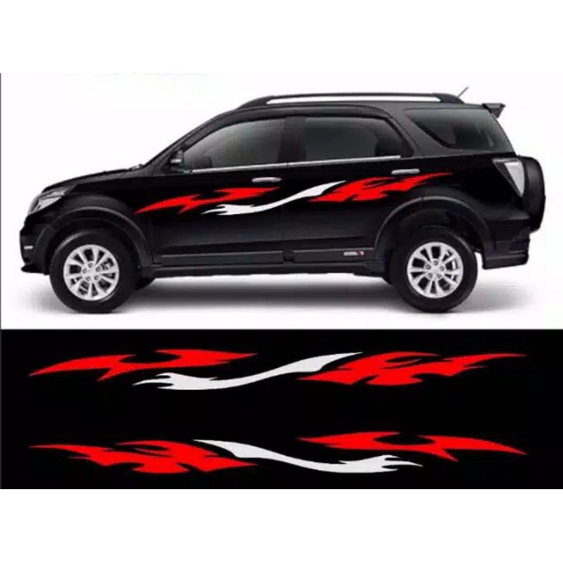 Jual Promo stiker mobil Daihatsu Terios cutting sticker mobil Terios ...