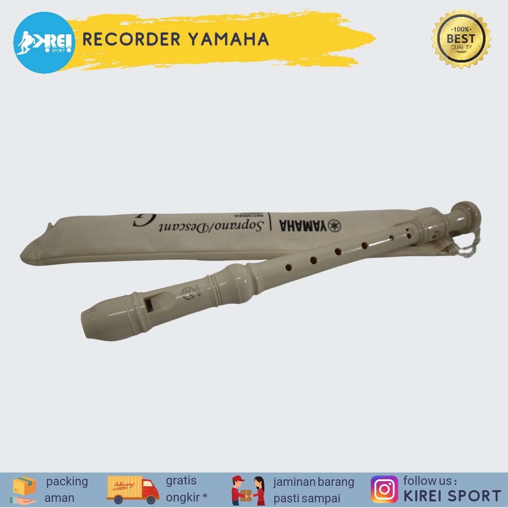 Jual Recorder Yamaha Original/Suling/Seruling | Shopee Indonesia