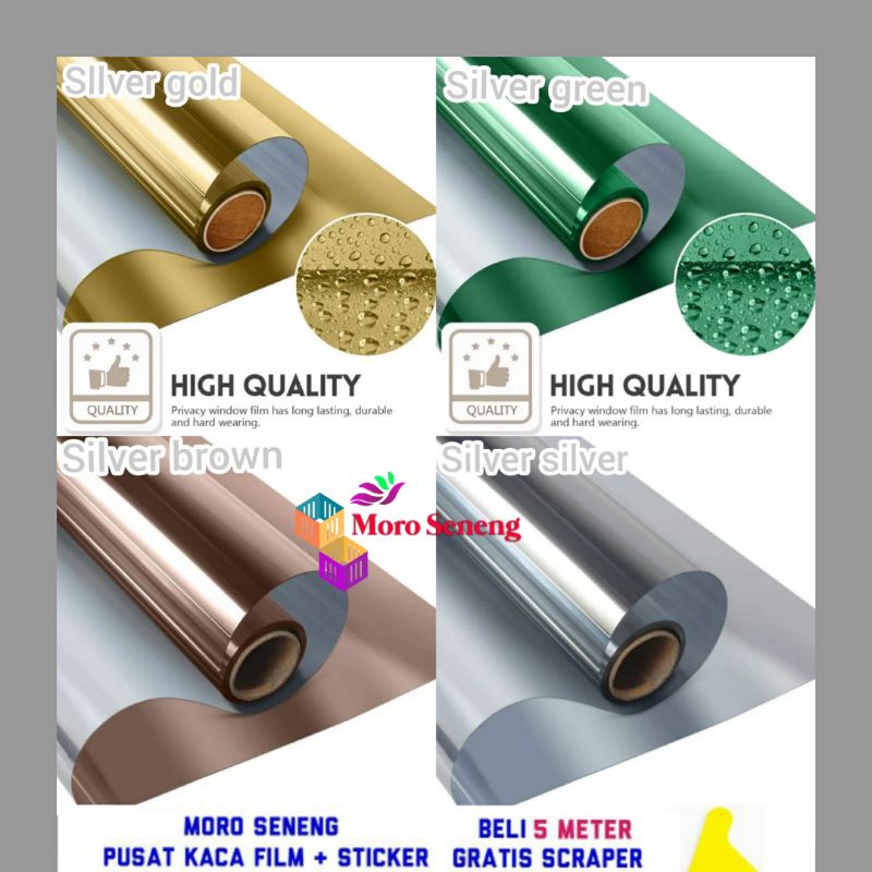 Jual KACA FILM ONEWAY/KACA FILM FASHION GEDUNG/ KACA FILM WARNA WARNI ...