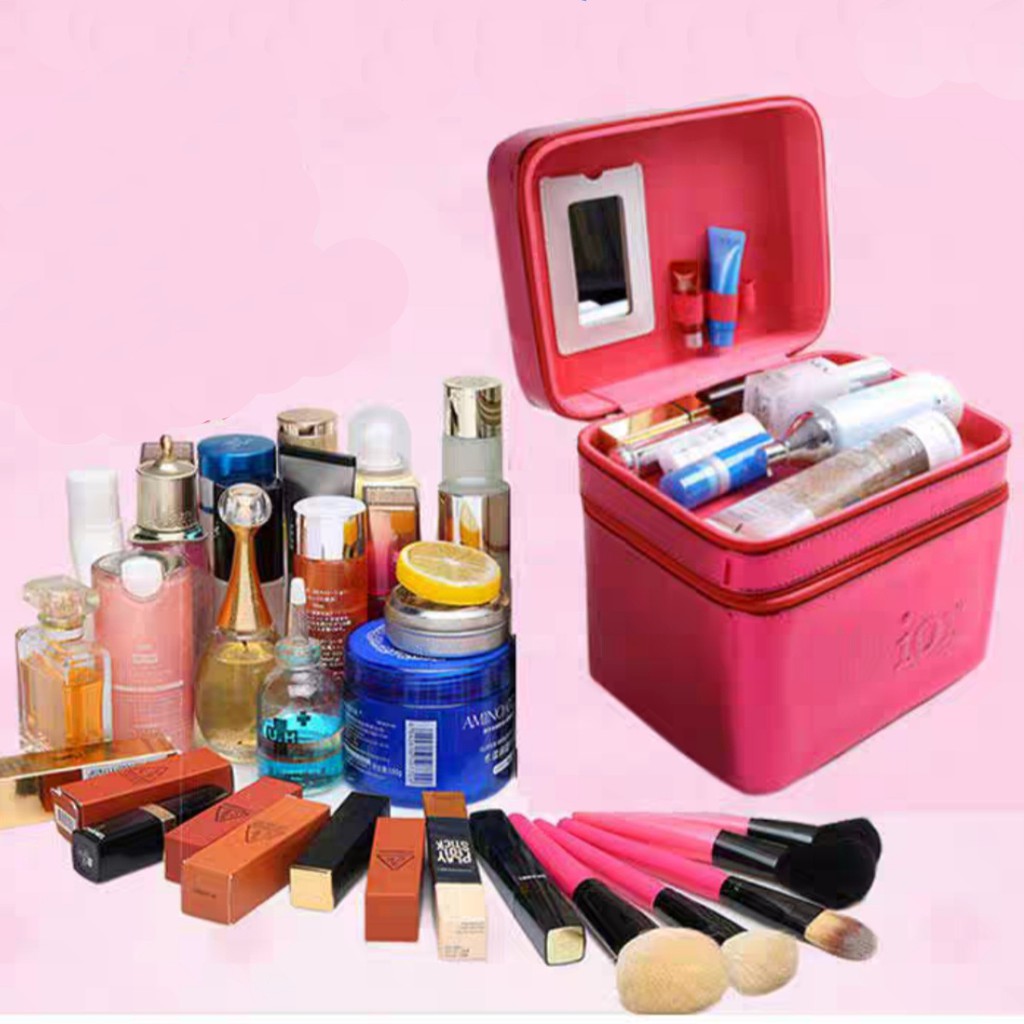 Jual (COD) Kotak Make Up/Box Kosmetik/Beauty Case/Tempat Kosmetik/Make ...