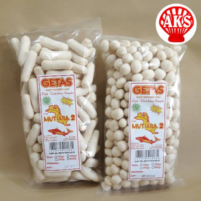 Jual Getas ikan cap Mutiara 2 (250gr) makanan khas Bangka | Shopee ...