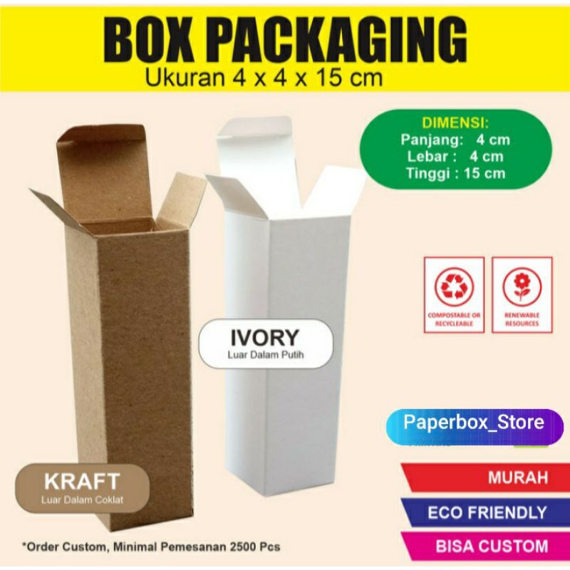 Jual Dus Kemasan Botol Spray Box Packaging 100ml || P4040150 ...