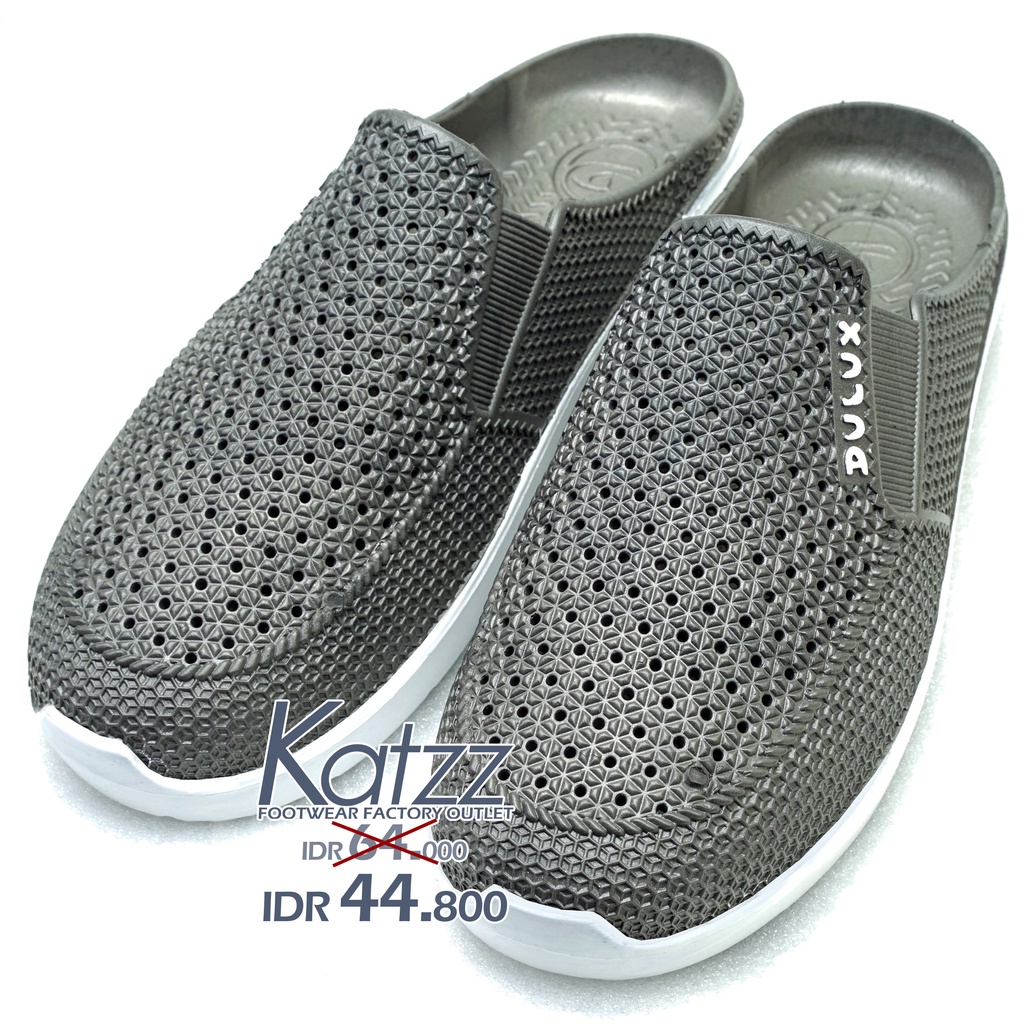 Jual KATZZ - Sandal Selop Karet Pria Dewasa Warna Abu Modern Gray ...