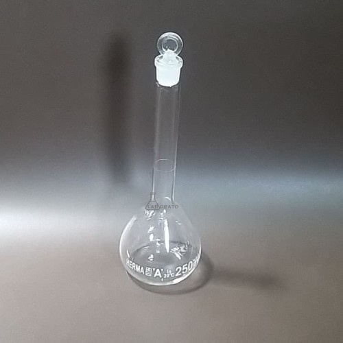 Jual LABU UKUR 250ML LABU VOLUMETRI 250 ML Ready Alat LAB | Shopee ...