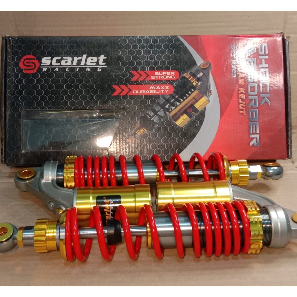 Jual SHOCK SCARLET RED GOLD 340mm | Shopee Indonesia