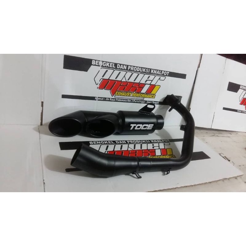 Jual Knalpot TOCE Black Underbelly Honda CB150R/CBR150R/Yamaha R15 All ...