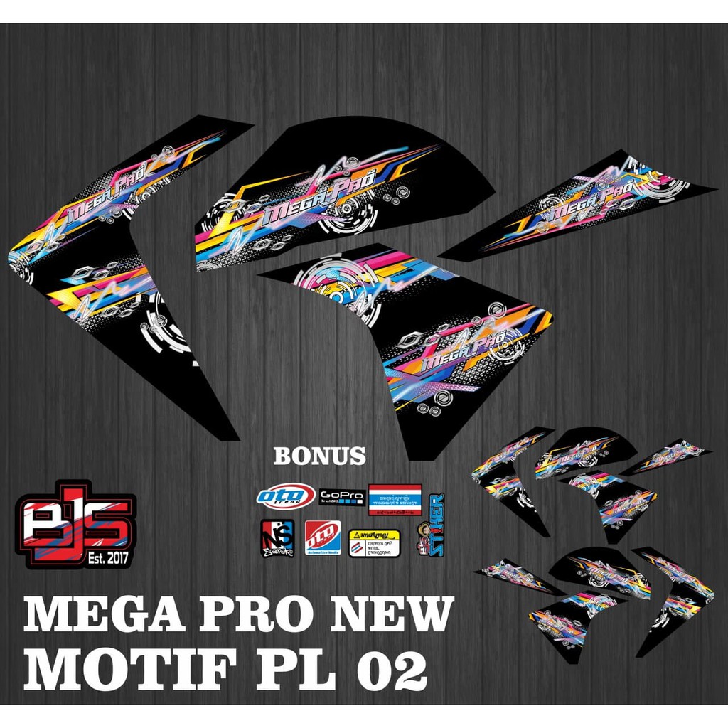 Jual Striping mega pro new - setiker stiker sticker list variasi ...