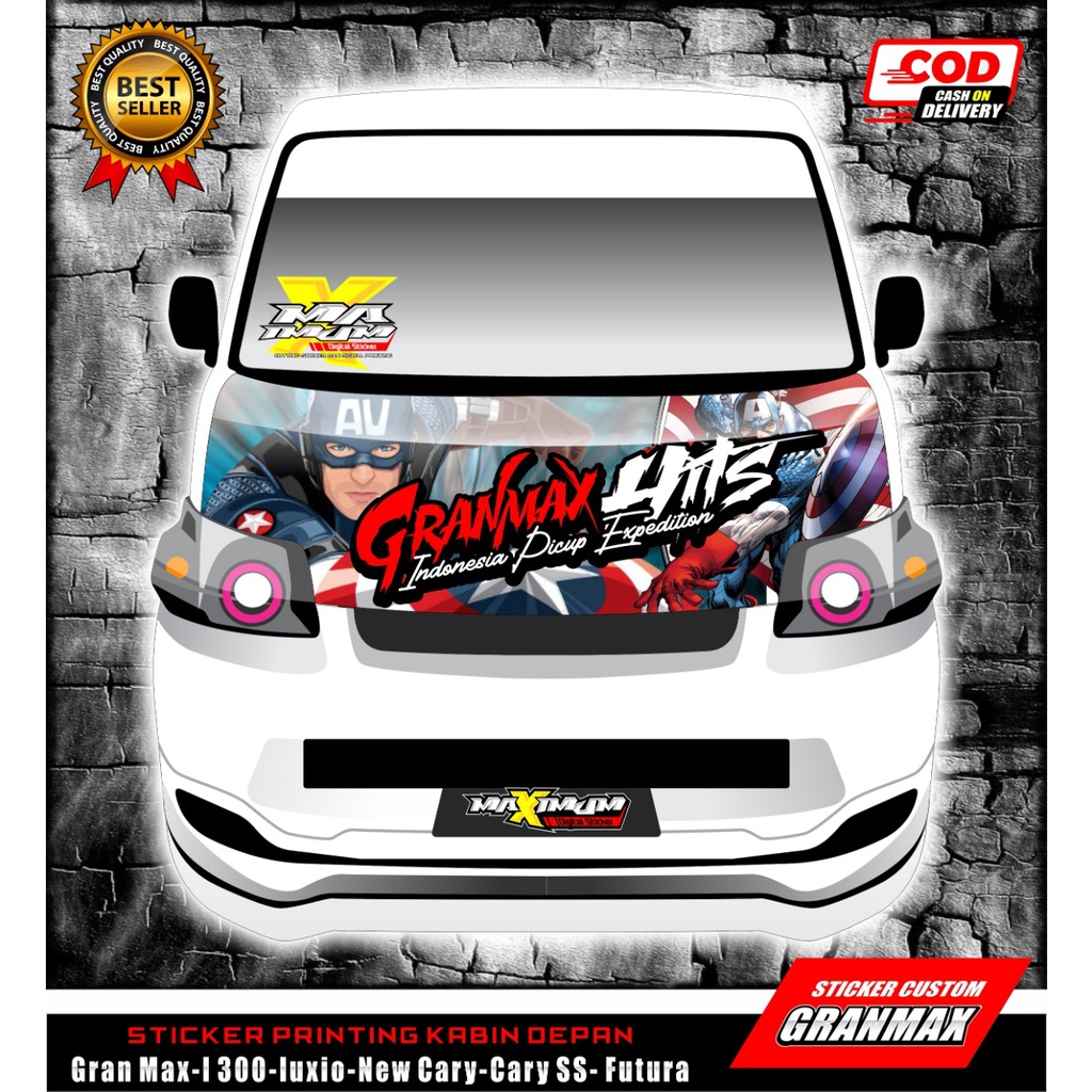 Jual STICKER KABIN DEPAN MOBIL PICKUP CARRY SS / STICKER KABIN DEPAN SS ...