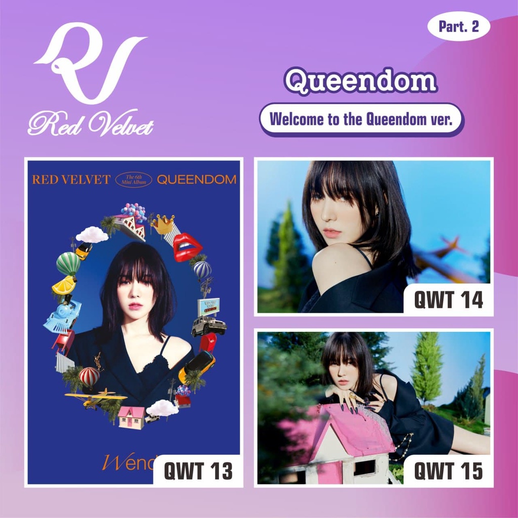 Jual POSTER KPOP RED VELVET QUEENDOM WELCOME TO THE QUEENDOM VER PART 2 ...