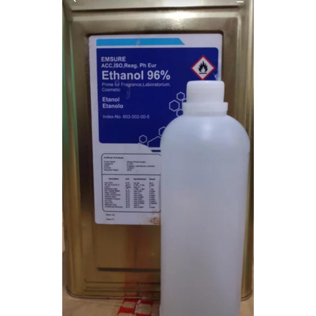 Jual ETHANOL 96. Campuran Bibit Parfum Spray Terbaik. Kemasan 1 Liter ...