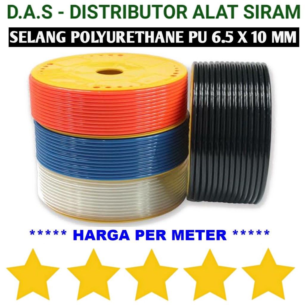 Jual SELANG PU 6.5 X 10MM PNEUMATIC POLYURETHANE ALAT SIRAM HOSE ...
