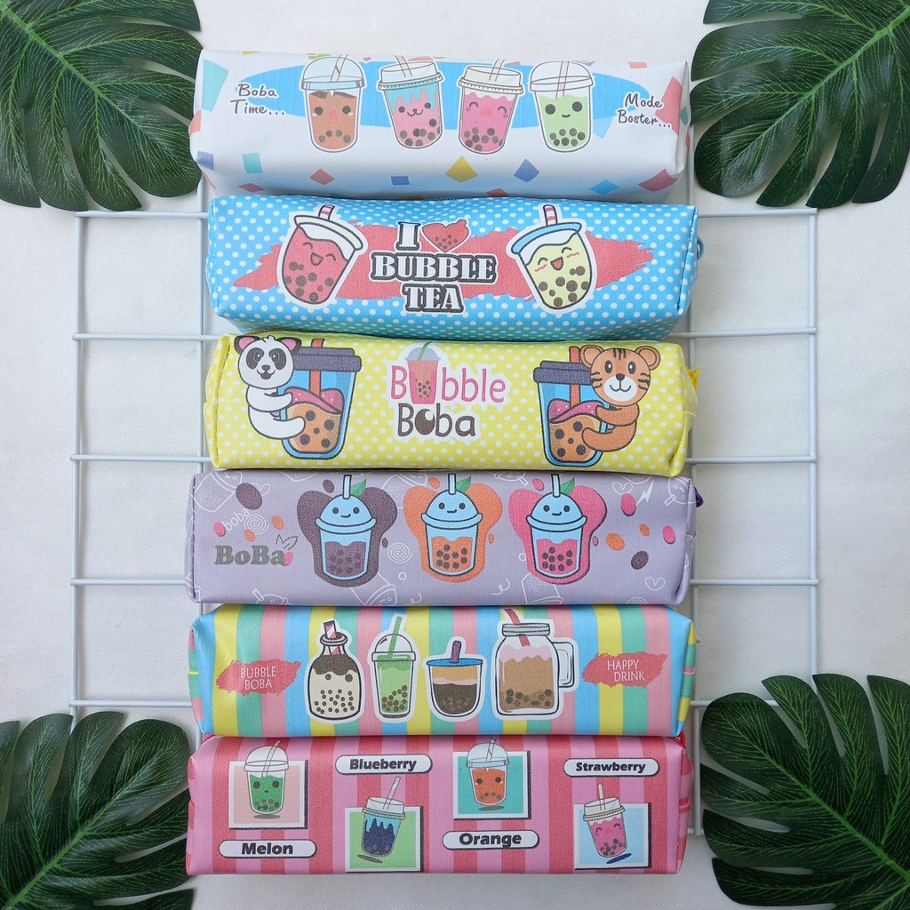 Jual Tempat Pensil Kotak Pensil Unik Boba Bubble Drink | Shopee Indonesia