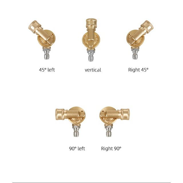 Jual Adjustable Adaptor Quick Connect Pivoting Coupler 7 Angle | Shopee ...