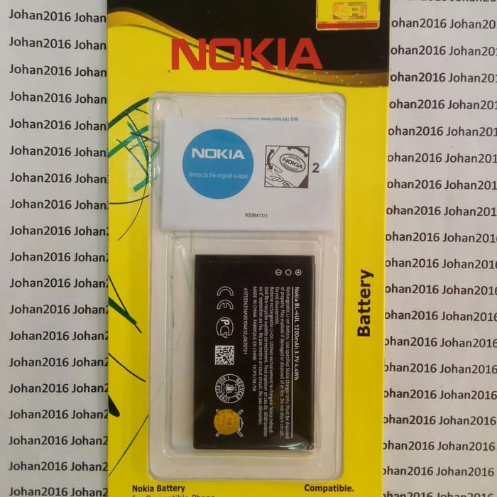 Jual Baterai Original NOKIA BL-4UL , BL 4UL Asha N225 , 3310 Rebon | Shopee Indonesia