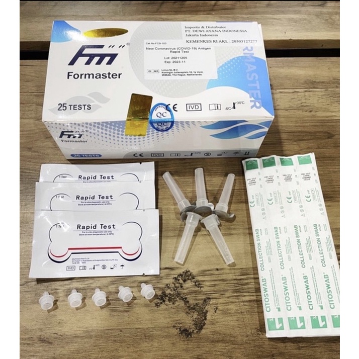 Jual Formaster Antigen / Swab antigen FM/ Antigen Formaster satuan ...
