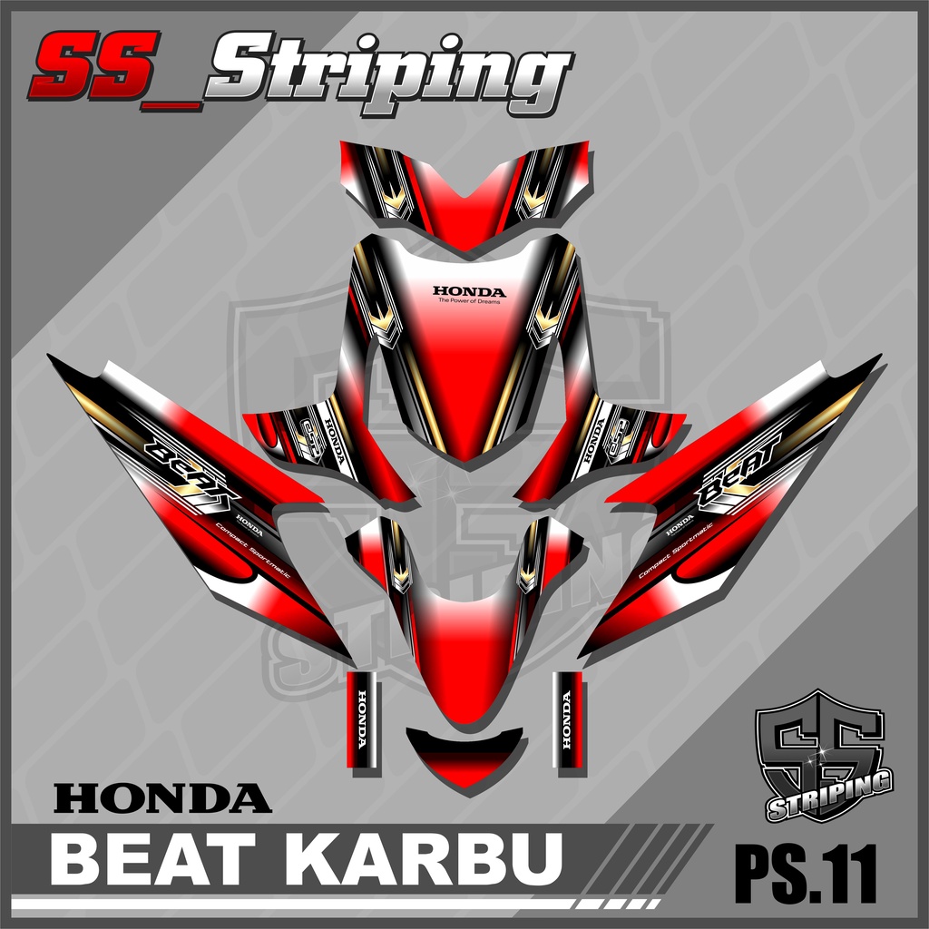 Jual Decal Sticker Full Body Beat Karbu - Sticker Full Body Beat Karbu ...