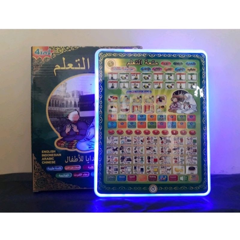 Jual MAINAN PLAYPAD ANAK MUSLIM IPAD AL QURAN 4 BAHASA PLAY PAD 4 IN 1 ...