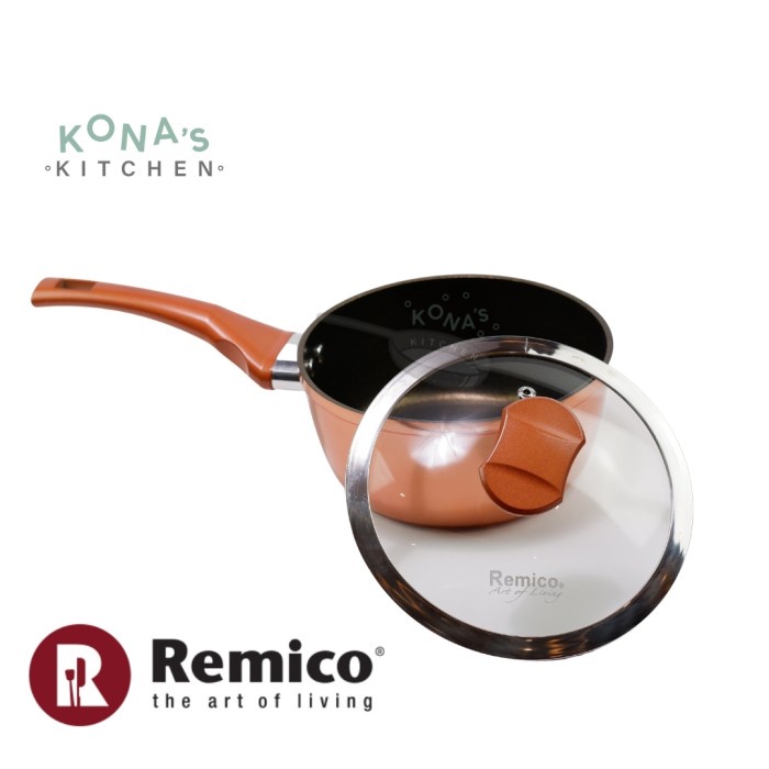 Jual Sauce Pan Remico Non Stick 18 Cm / Panci Anti Lengket | Shopee ...
