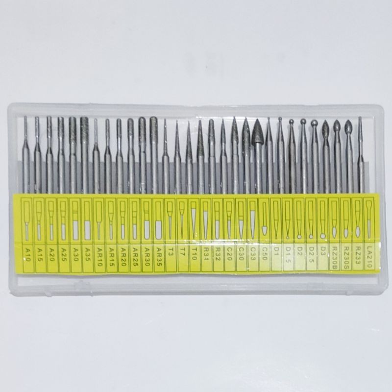 Jual 30pcs mata bor diamond mini amplas gerinda penghalus dental gigi | Shopee Indonesia