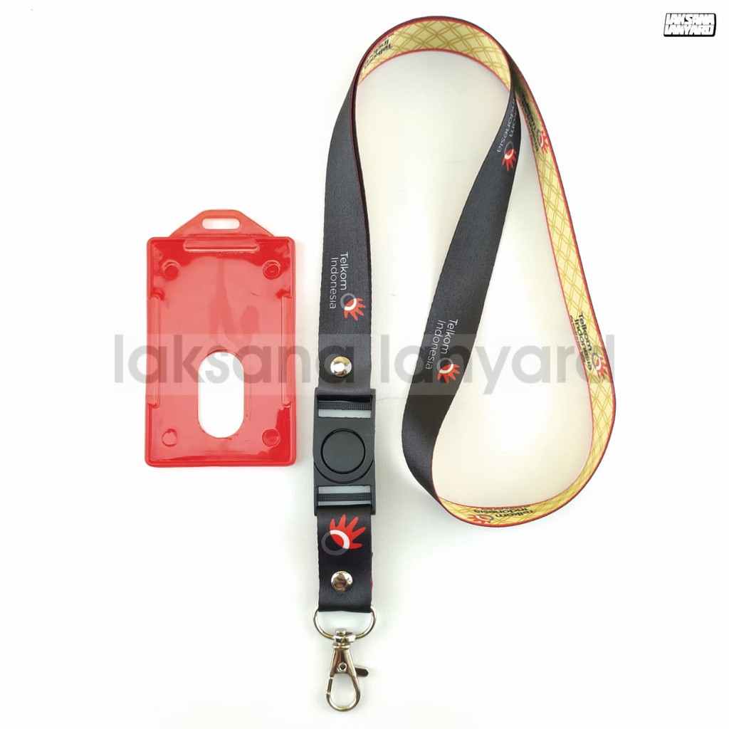 Jual LANYARD TALI ID CARD TELKOM INDONESIA | Shopee Indonesia