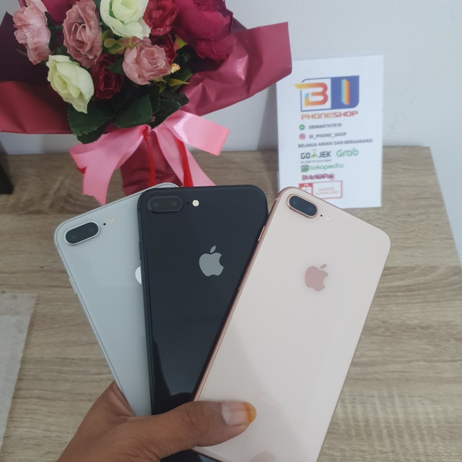 Jual IPHONE 8 PLUS 64GB DAN 256GB FULLSET ORIGINAL SECOND MULUS | Shopee Indonesia