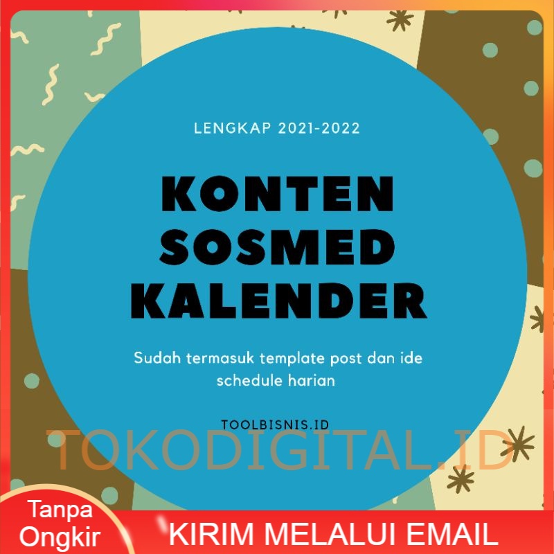 Jual konten kalender Sosmed lengkap dan murah 2021-2022 v3 dan v4 ...