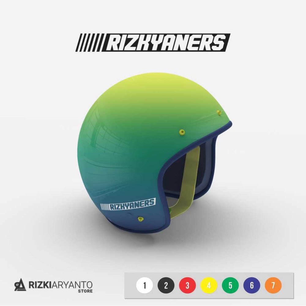 Jual Stiker Helm Name Tag Custom Nama Sendiri ala Nascar - Helmet ...
