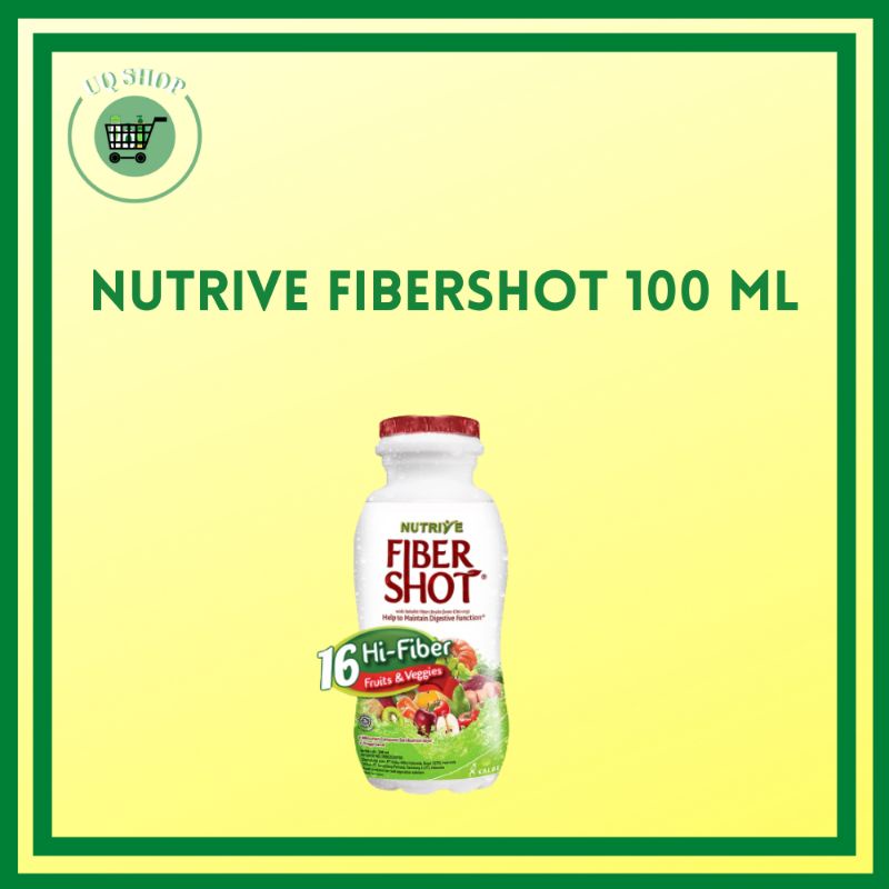 Jual Nutrive Fiber Shot Fruit Veggie Botol 100 ml | Shopee Indonesia