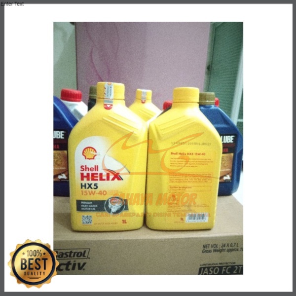 Jual Shell HELIX HX5 15w40 1Liter | Oli Shell Helix HX5 1000ml | OLI ...