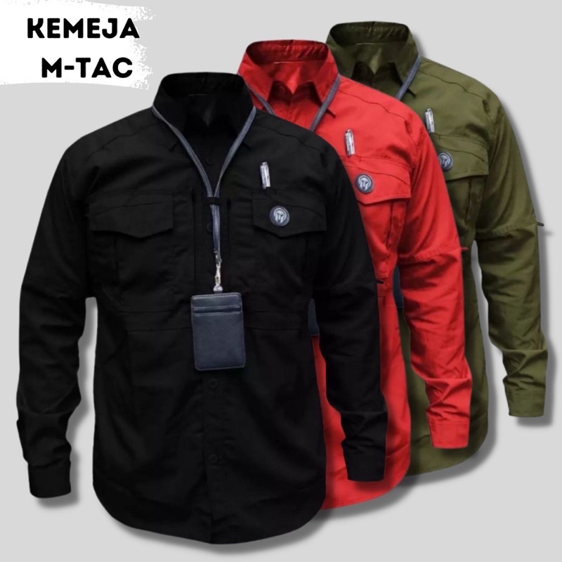 Jual KEMEJA TACTICAL M-TAC LENGAN PANJANG / KEMEJA TACTICAL LAPANGAN ...