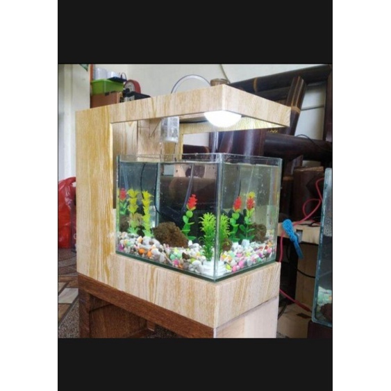 Jual DISPLAY KABINET AKUARIUM SET AQUASCAPE IKAN CUPANG IKAN HIAS ...