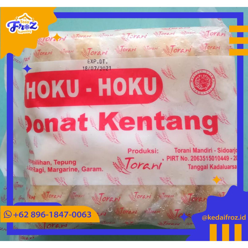 Jual Torani Hoku Hoku Donat Kentang | Shopee Indonesia