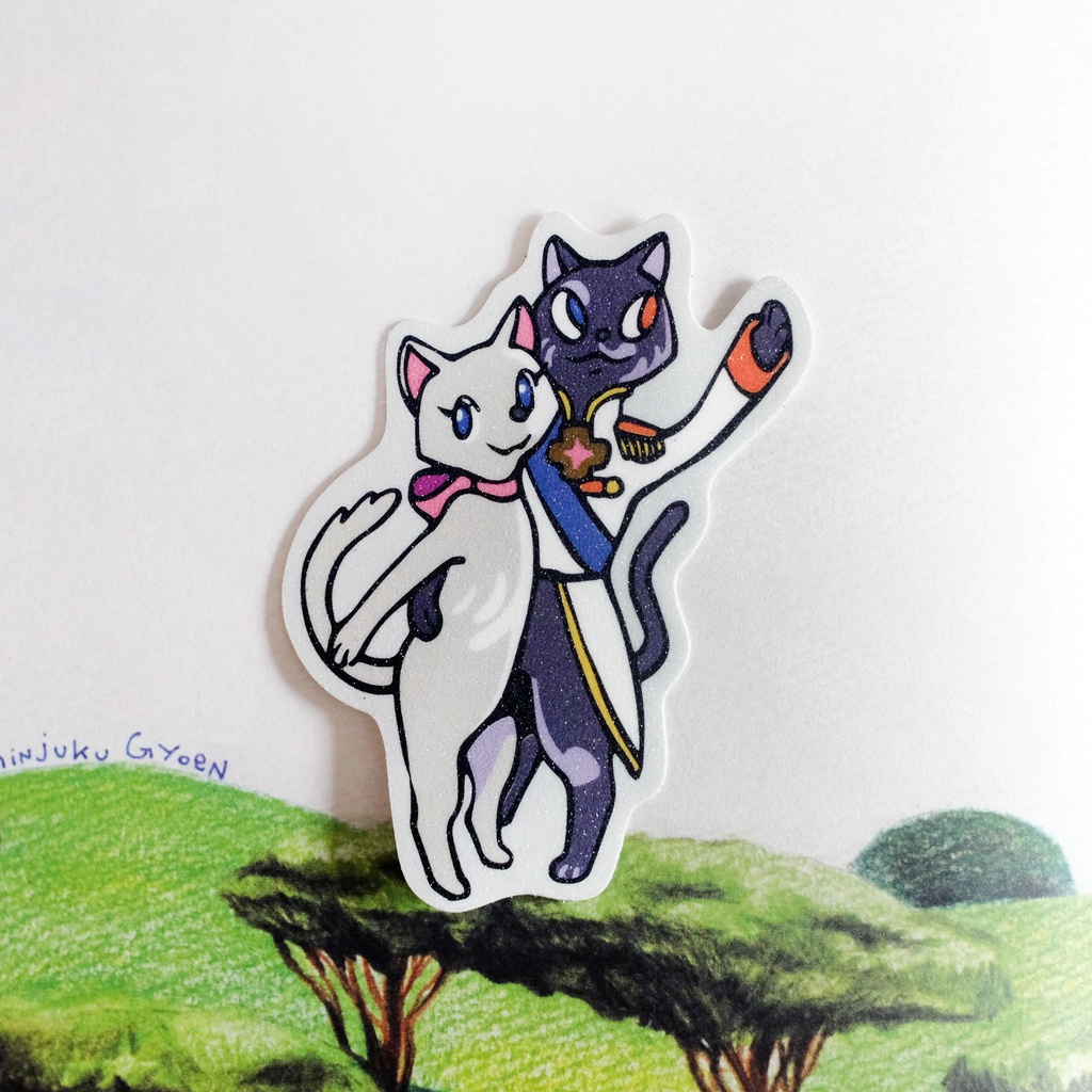 Jual SCC x Isa Indra Permana - Ghibli Cat Parade Sticker Pack ...