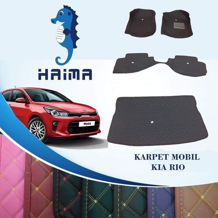 Jual Haima Karpet Mobil Kia Rio 2012-2018 Full Bagasi | Shopee Indonesia