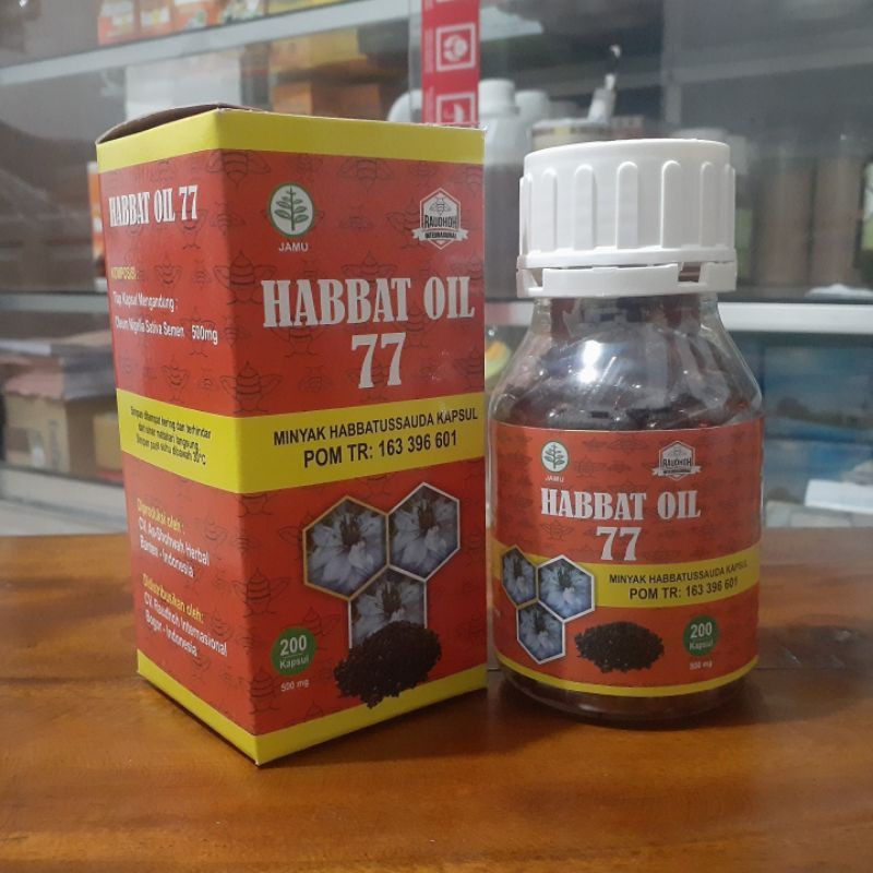 Jual [ HABBAT OIL 77 ISI 200 Kapsul ] Minyak Habbatussauda Habbat Oil ...