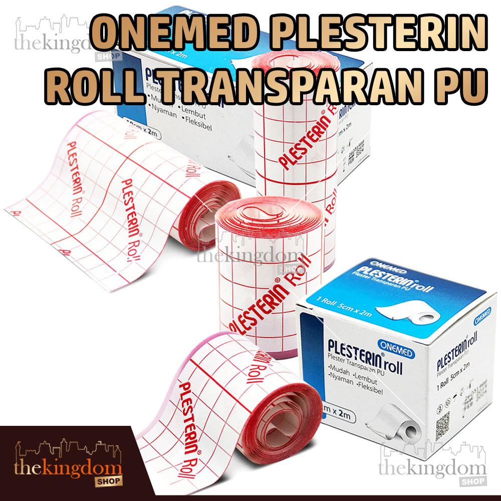 Jual Onemed Plesterin Roll Transparan PU Plaster Luka Plester P3K ...