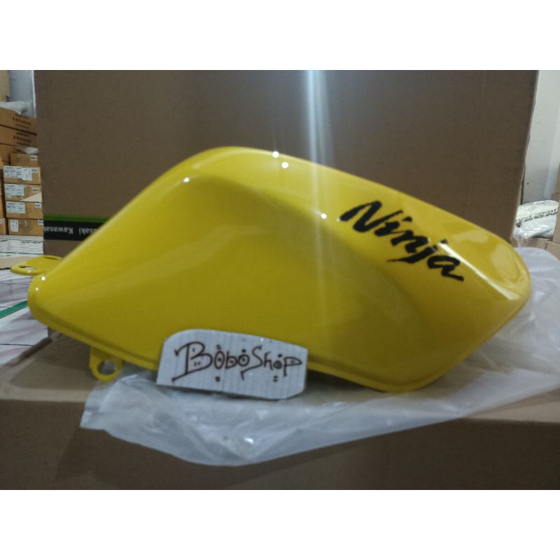 Jual tangki tengki comp bensin Ninja RR new kuning batik original ...