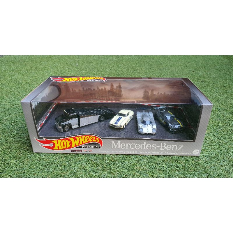 Jual Hot Wheels Premium Track Day Nissan Mercedes Benz Ford Race Team ...