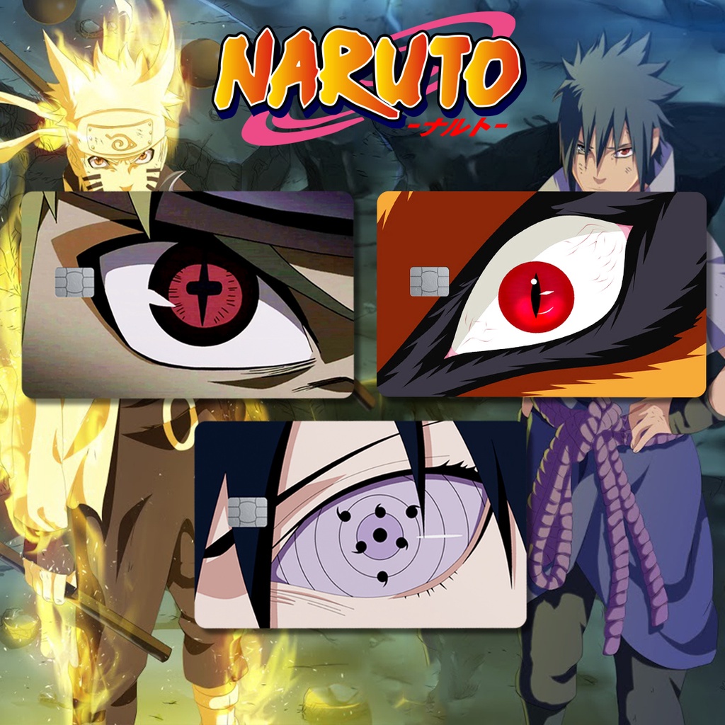 Jual NARUTO EYES | GARSKIN / STICKER KARTU ATM / SKIN KARTU ATM / DEBIT ...