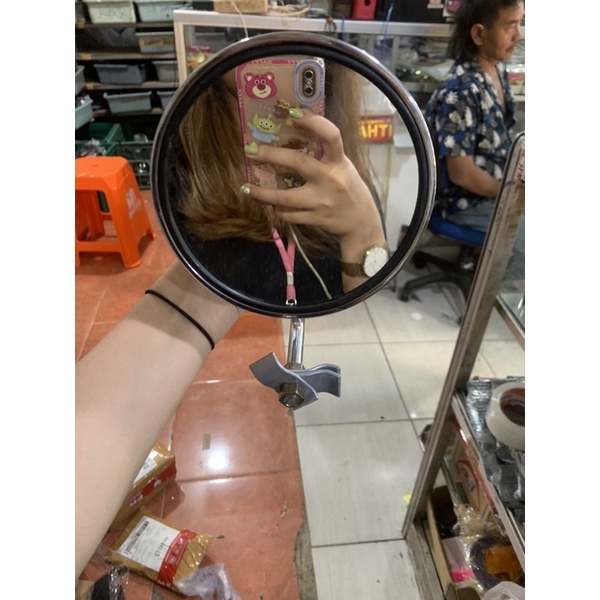 Jual SPION JEPIT BULAT VESPA BULAT BESAR | Shopee Indonesia