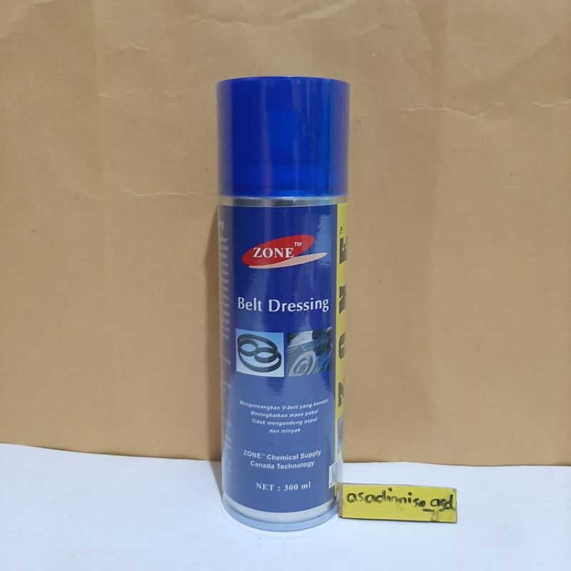 Jual ZONE Belt Dressing 300 mL (V-belt Spray) Pelumas V-belt Pengencang ...