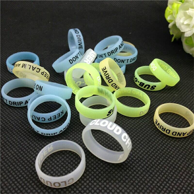 Jual Vapeband Vape Band Glow In The Dark Luminous Mix Campur Warna ...