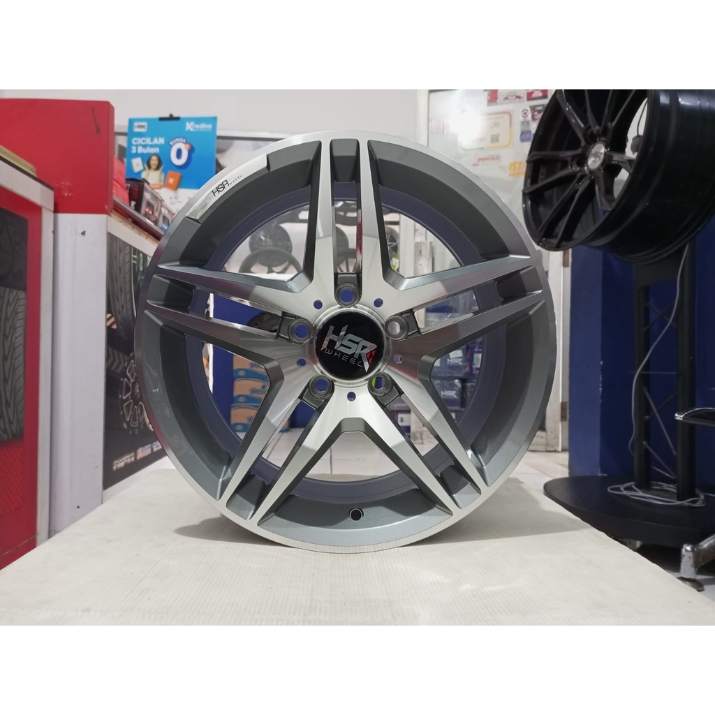Jual Velg Racing Ring 17 Hsr CL63 Warna Grey Polish Mobil Innova Ertiga Mercy Vw Golf Pelek ...